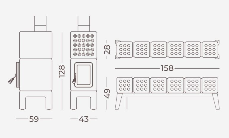 ThermoStack • Stack Stoves Collection by La Castellamonte